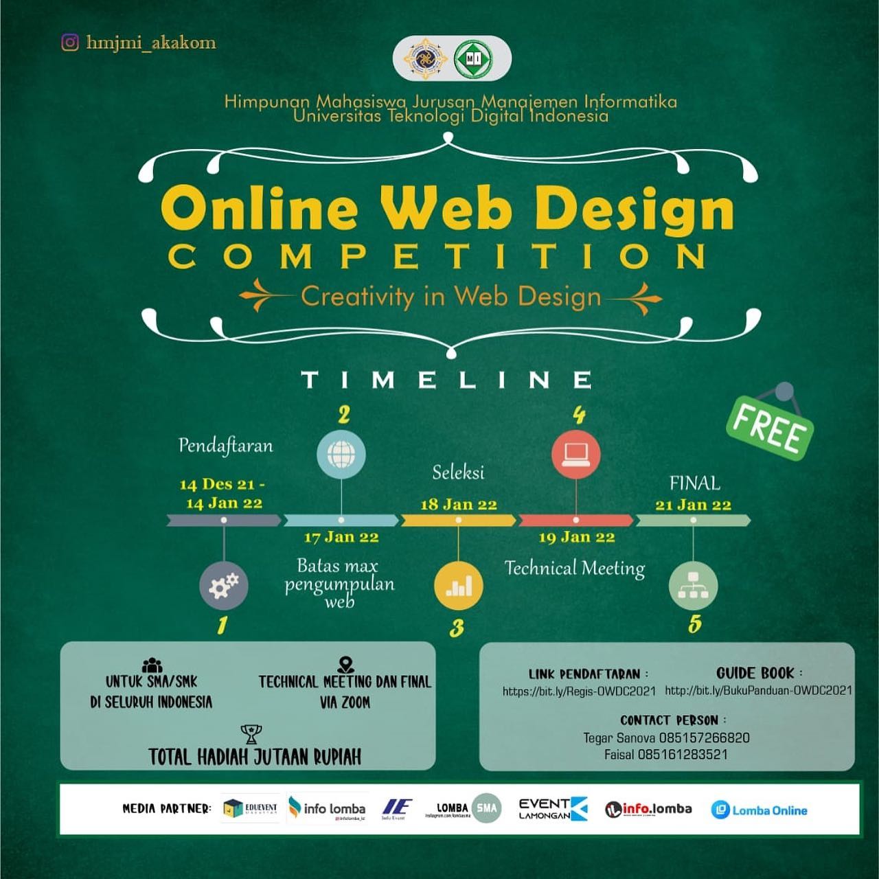 Online Web Competition